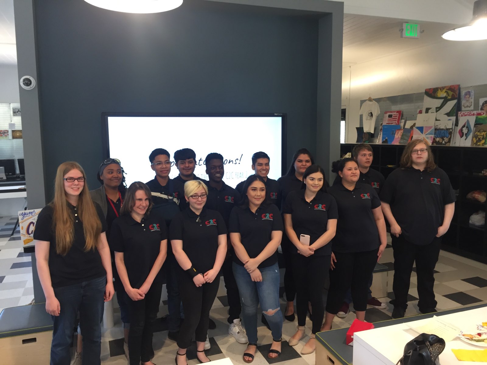 C2C Pathways Teens Finish Phase 2 - Gold Crown Foundation