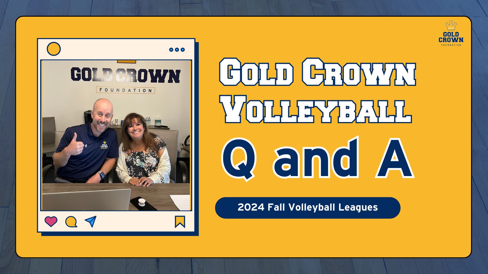 Volleyball League Q&A - Gold Crown Foundation