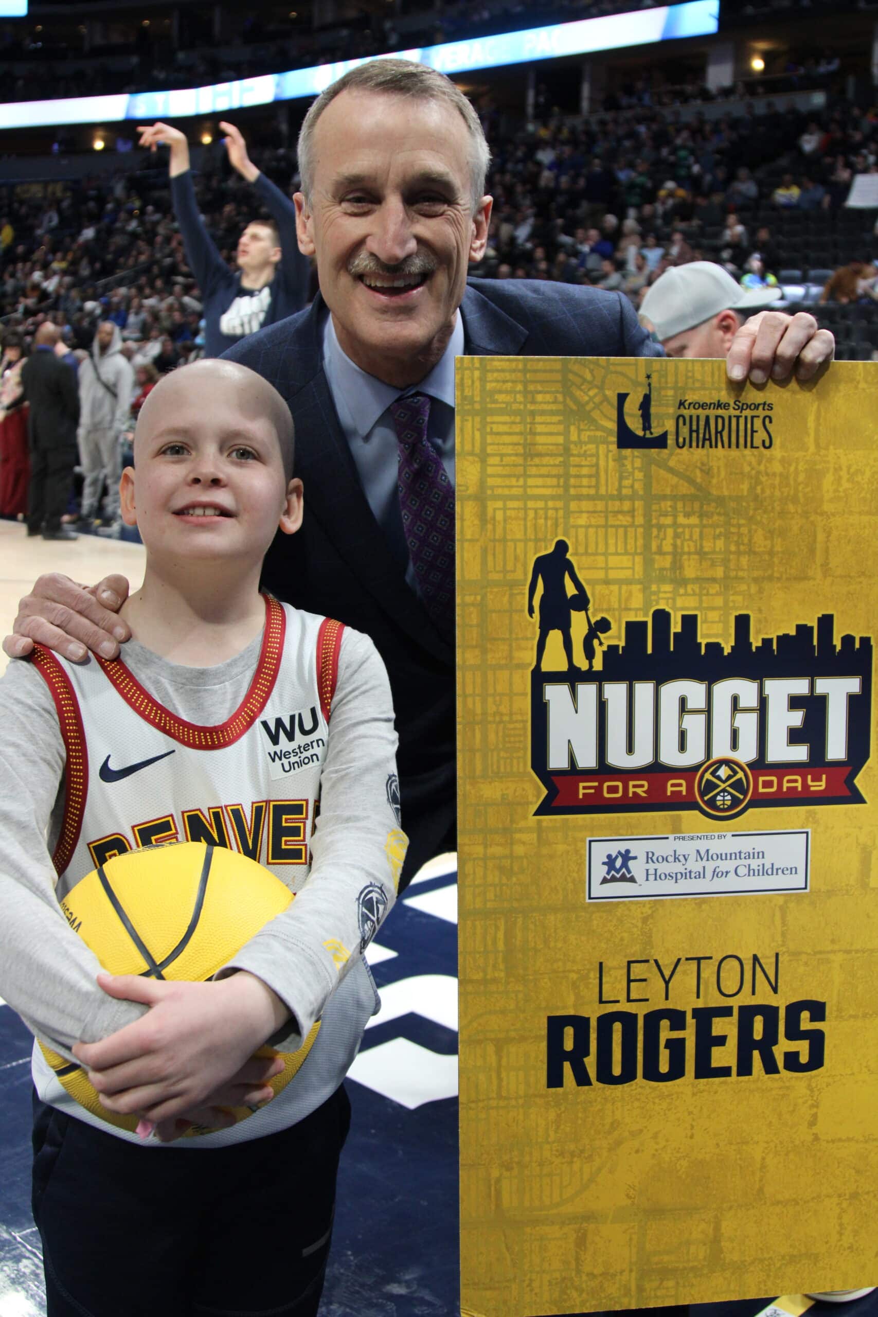 GCF Honored At Denver Nuggets Game - Gold Crown Foundation