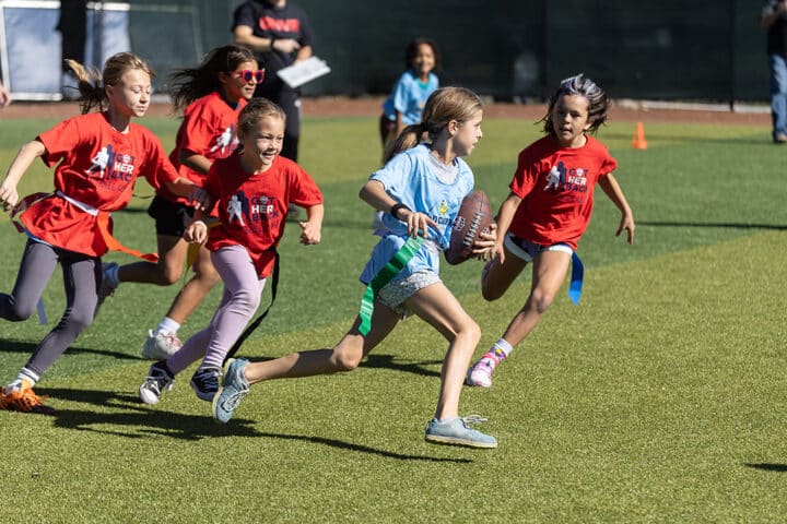 Girls Flag Football League - Gold Crown Foundation